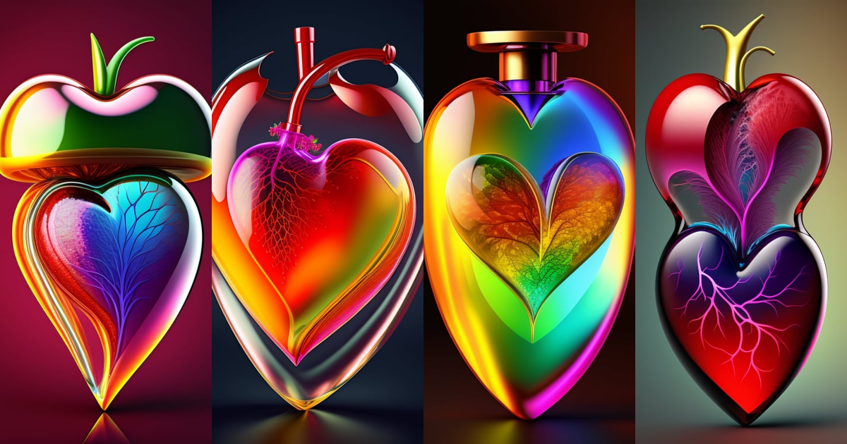 Lexica - Anatomically correct transparent heart