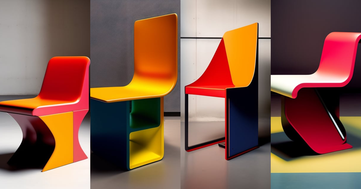 Lexica - A chair by gerrit rietveld, female shape