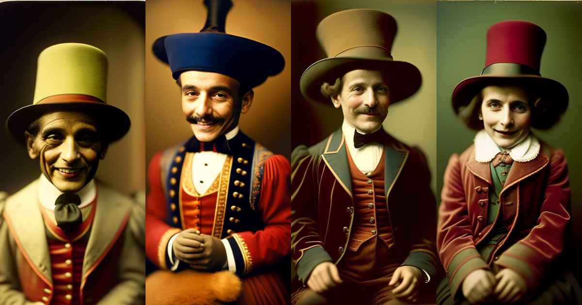 Lexica - A ventriloquist figure wearing a funny hat, ventriloquist ...