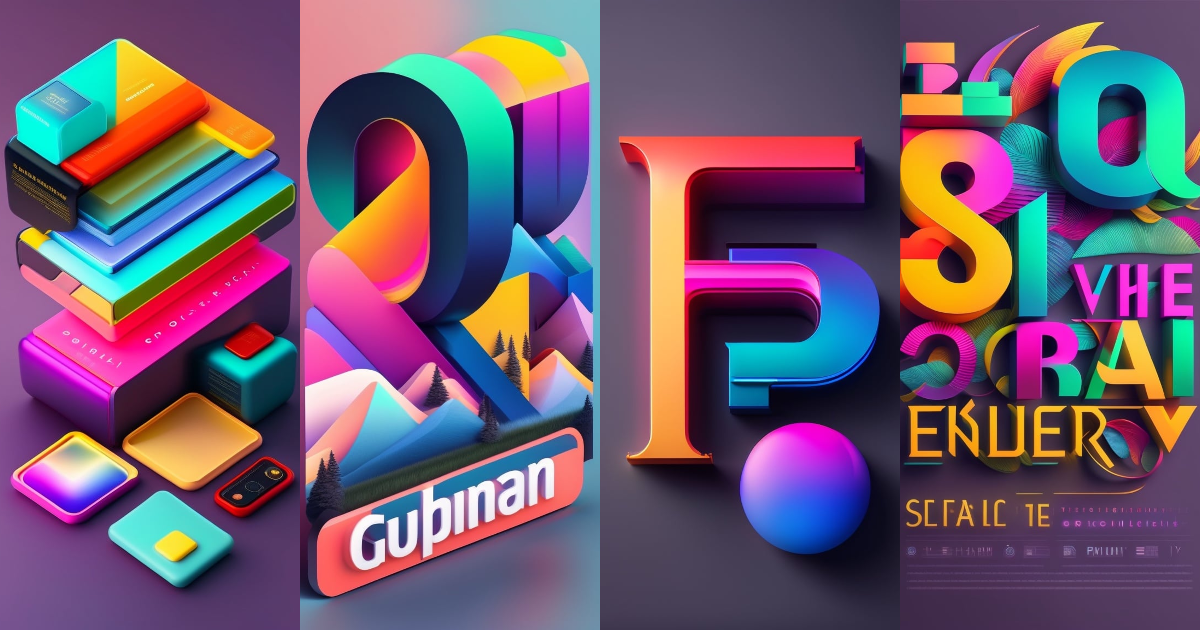 Lexica - Eye-Catching Typography: Experiment with different fonts and ...