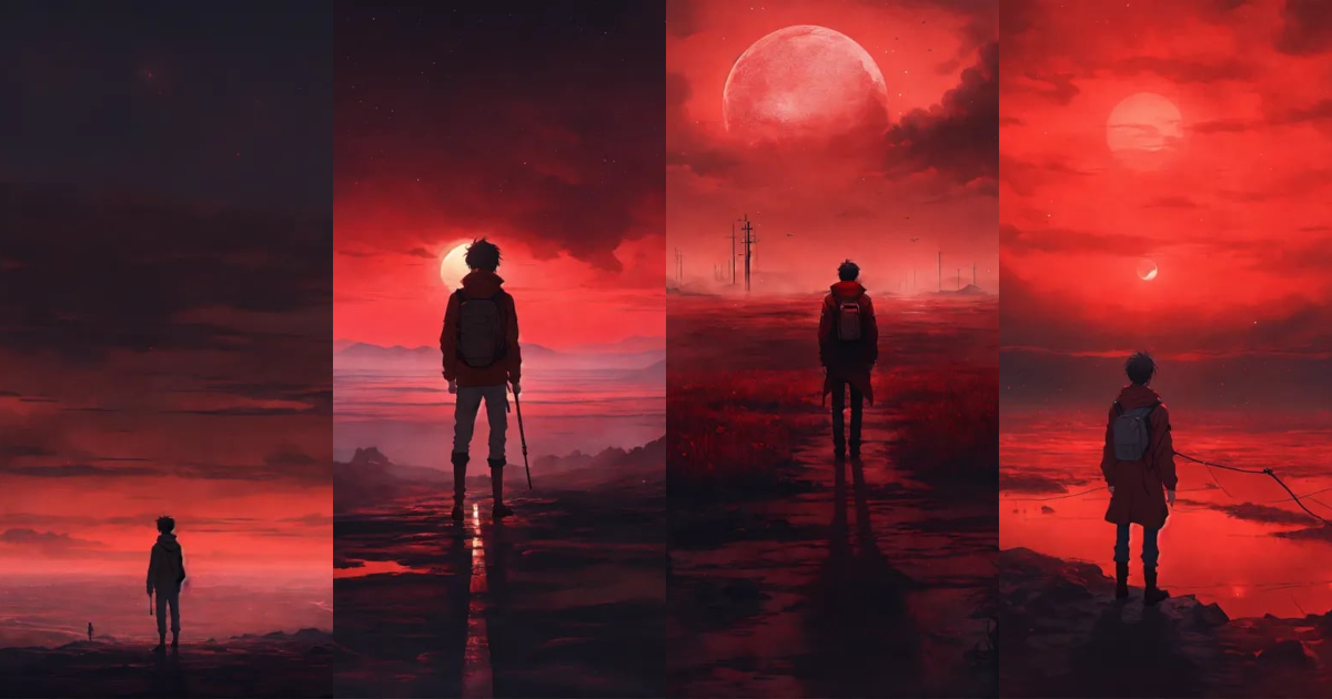 Lexica - Man stranded in middle of nowhere, stuck in the void, dark ...