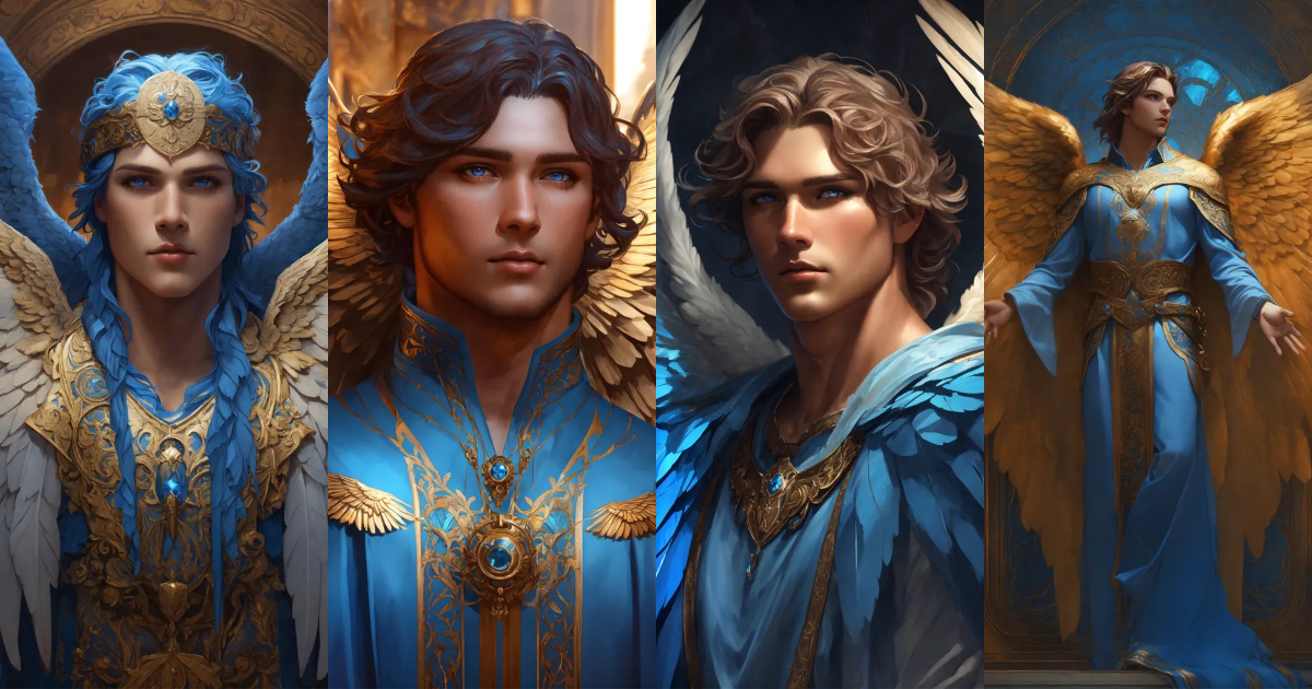 Lexica - Male angel, wings, intricate, headshot, highly detailed ...