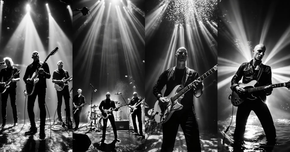 Lexica - Rock band, five members bald guitarist, bald guitarist, bald ...
