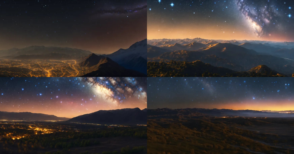 Lexica - Stars in the starlit sky, detailed, 16k, focused, extreme ...