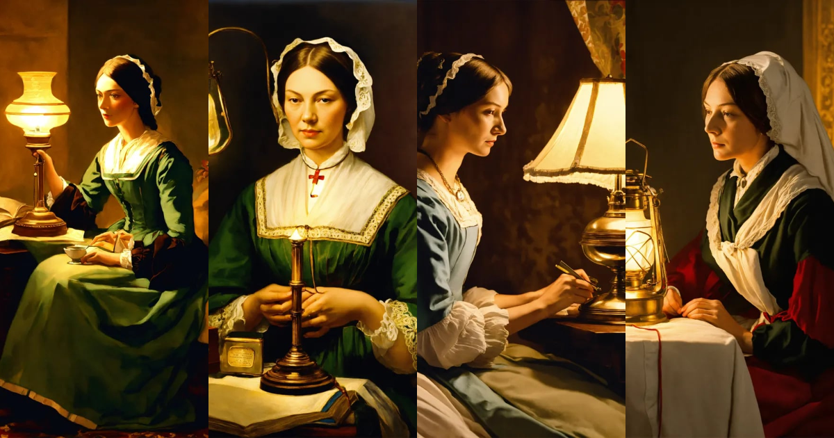 Lexica - Florence nightingale, lady with the lamp