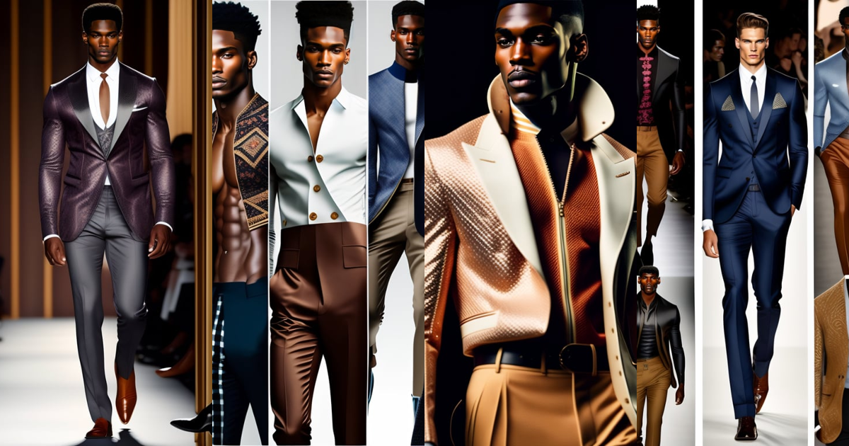 Lexica - Men's model, fashions clothing with details, style 80 ...