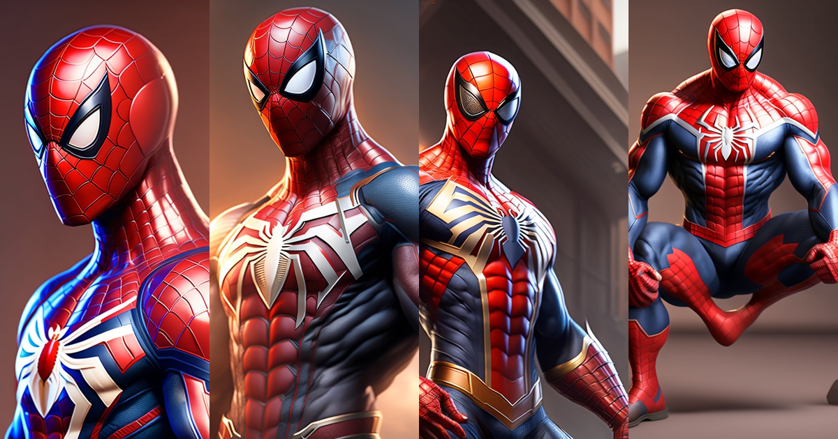 Lexica - Spider man art, highly detailed, complete body composition ...