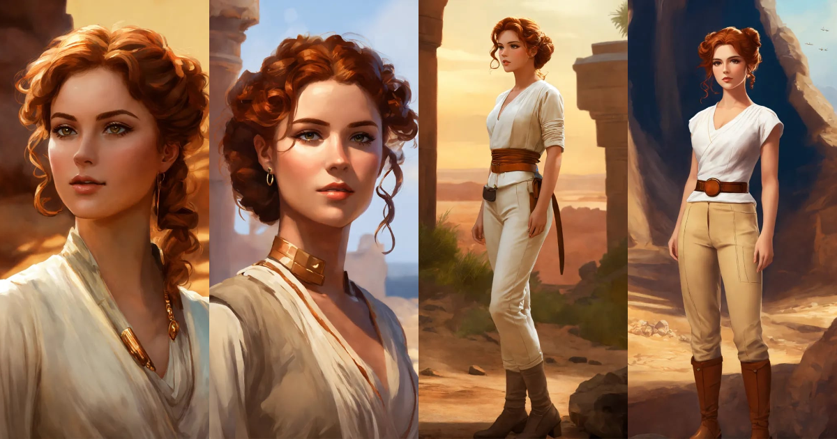 Lexica - Digital art 3/4 view portrait of a beautiful, rich British ...