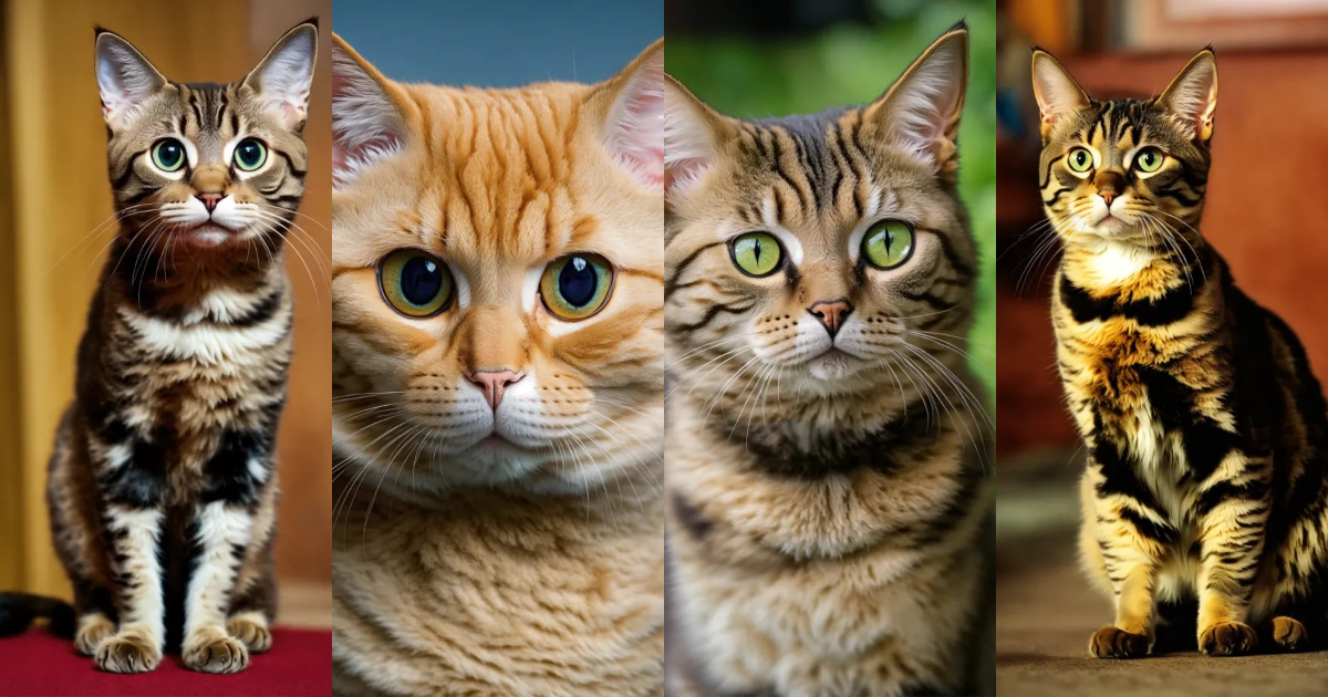 Lexica - Deformed cat. Completely wrong proportions. Unusual face ...