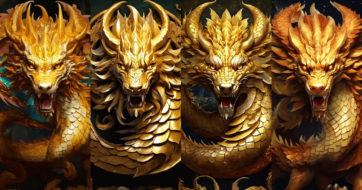 Lexica - Create a full-body portrait of a young celestial dragon with a ...