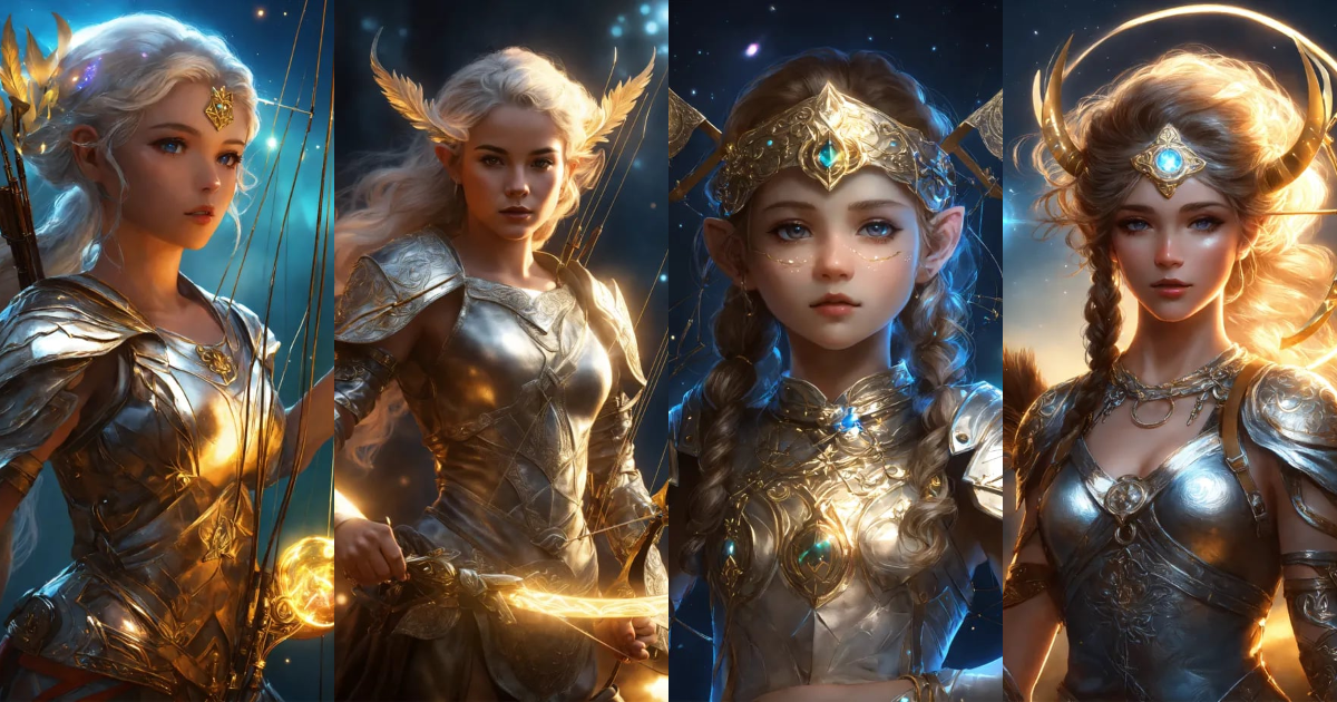 Lexica - An enigmatic celestial Halfling Goddess of the Hunt, Luck, and ...