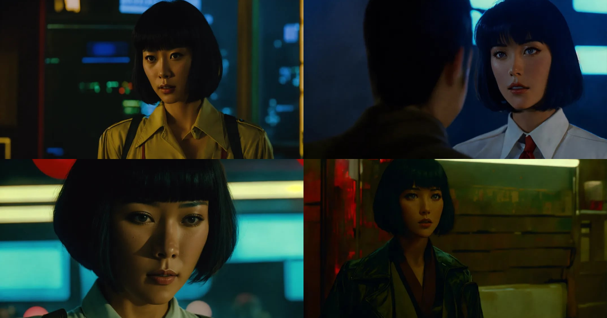 Lexica - Motoko Kusanagi in Blade Runner 1982, neo noir, cyberpunk ...
