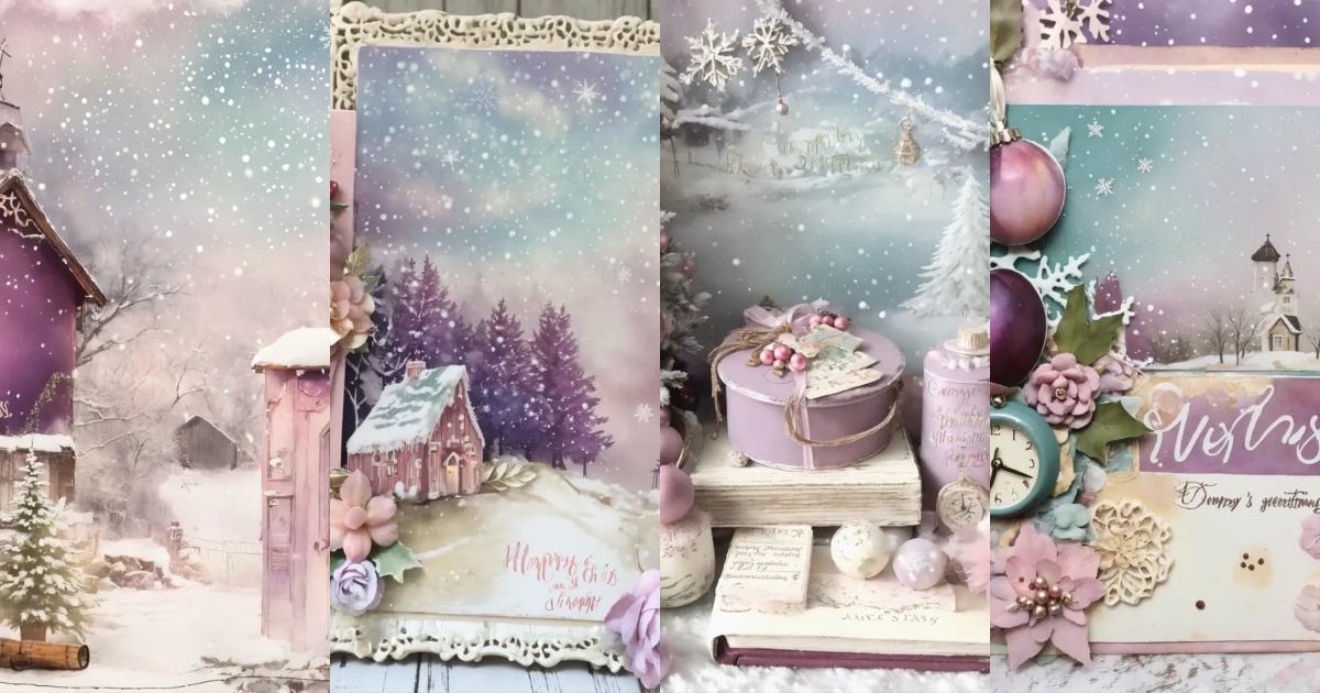 Lexica - Shabby chic dreamy mist pastel colors junk journaling ...