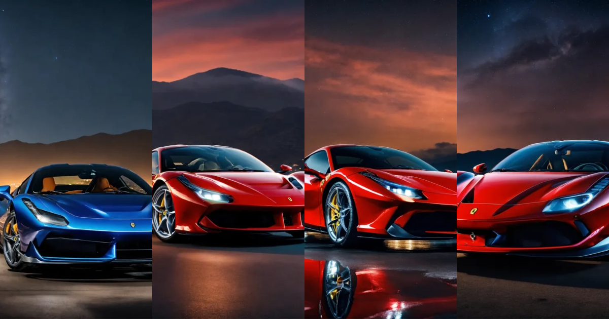 Lexica - Photorealistic color portrait of a 2022 Ferrari F8 Tributo ...