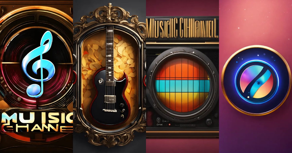 Lexica - MUSIC CHANNEL LOGO NO REALISTIC DETAILS