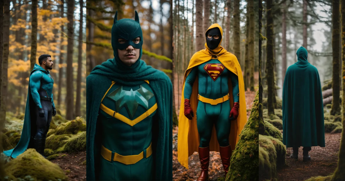 Lexica - A superhero among the trees, forest lake, moss, cold weather ...