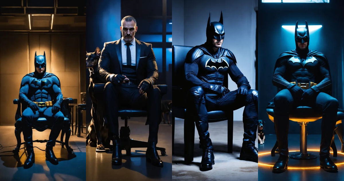 Lexica - A white bad man with the face of Mel Gypson at 40 years old ...