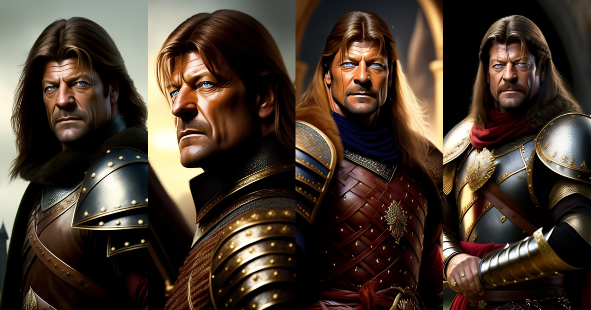 Lexica - Sean bean like a medieval warrior, dnd style, fantasy
