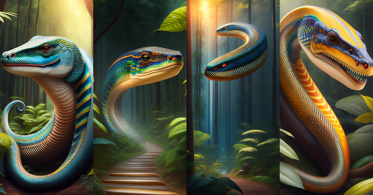 Lexica - In the dense forests of the Amazon, there was a giant serpent ...