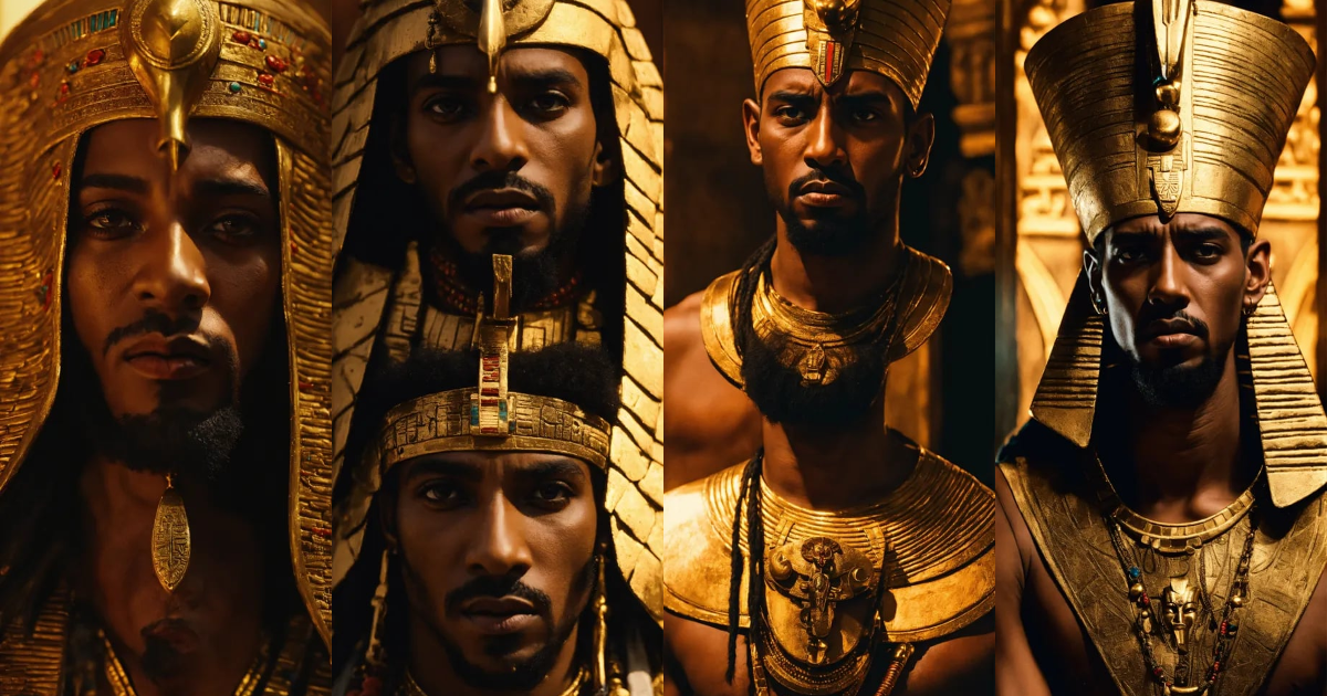 Lexica - An evil portrait of a cruel and angry Ethiopian Egyptian ...