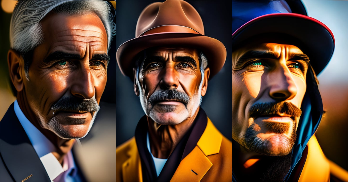 Lexica - Portrait of Mario Pacitti, panasonic gh6, close up