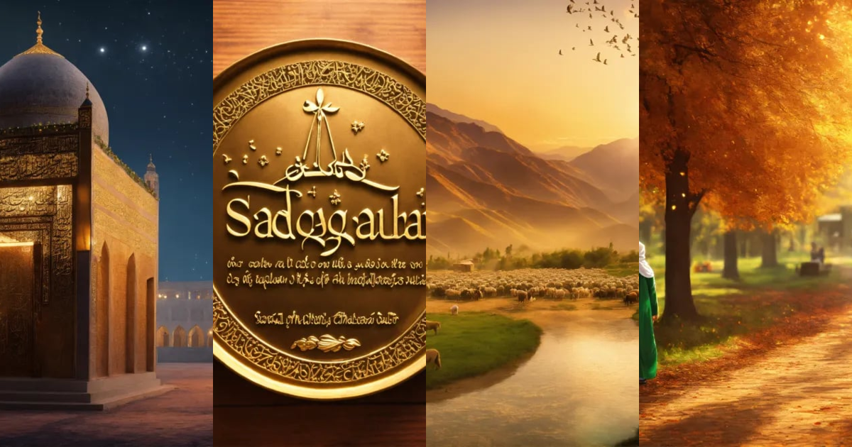 Lexica - Craft an image representing the concept of "sadaqah" (charity ...