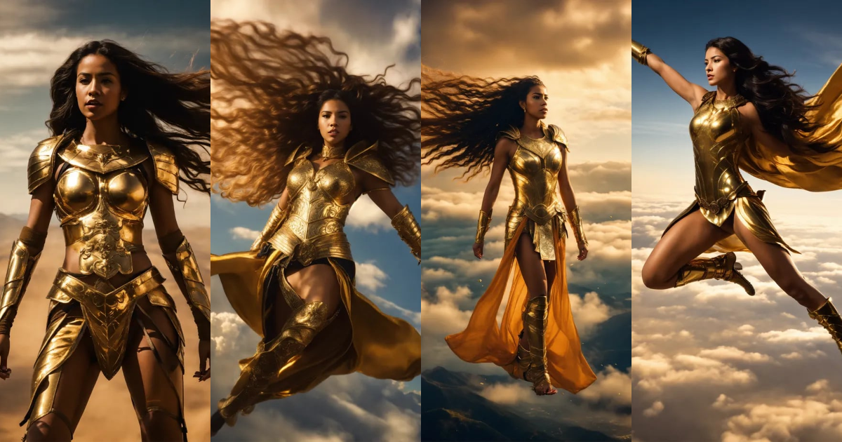 Lexica - Dramatic aerial photograph of a beautiful brown skinned sky ...