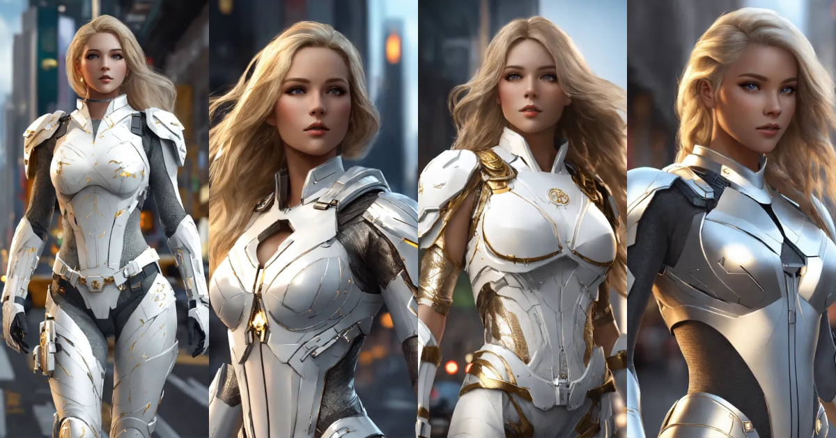 Lexica - A beautiful, shapely white female goddess princess with long ...