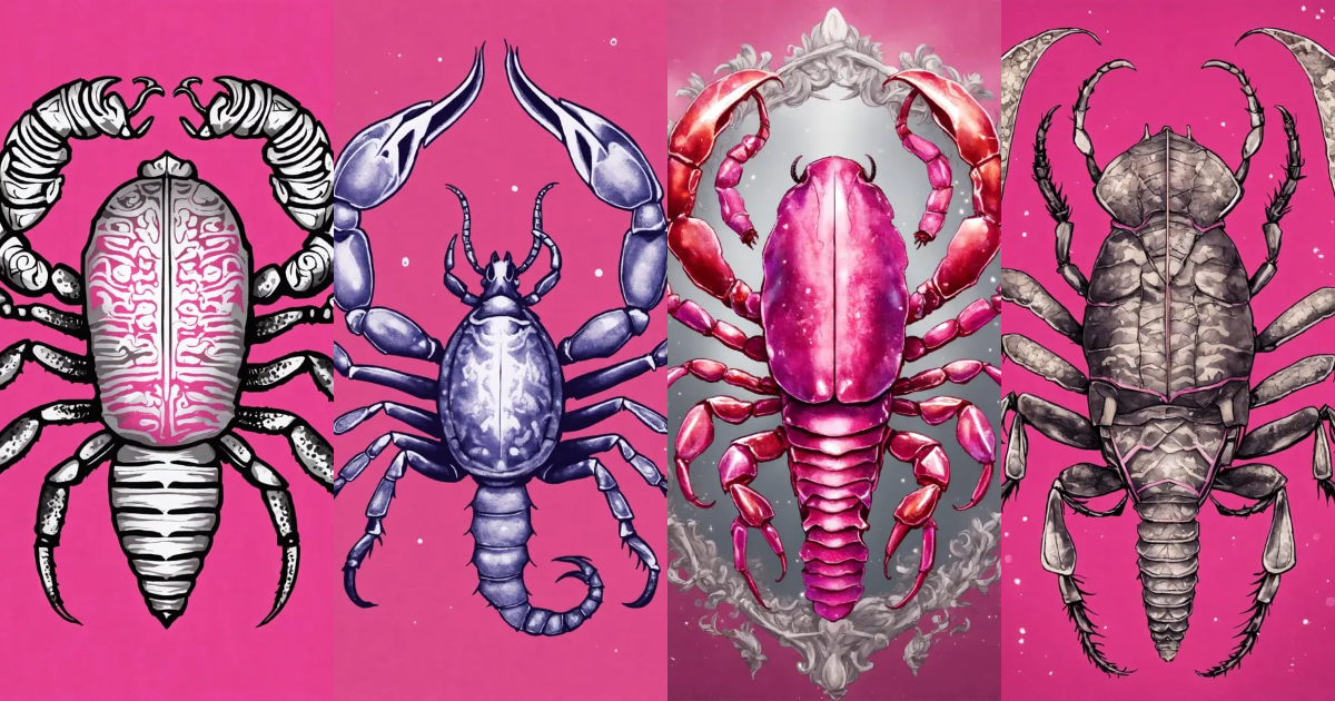 Lexica - T shirt graphic image of a Mystical and magical scorpion in ...