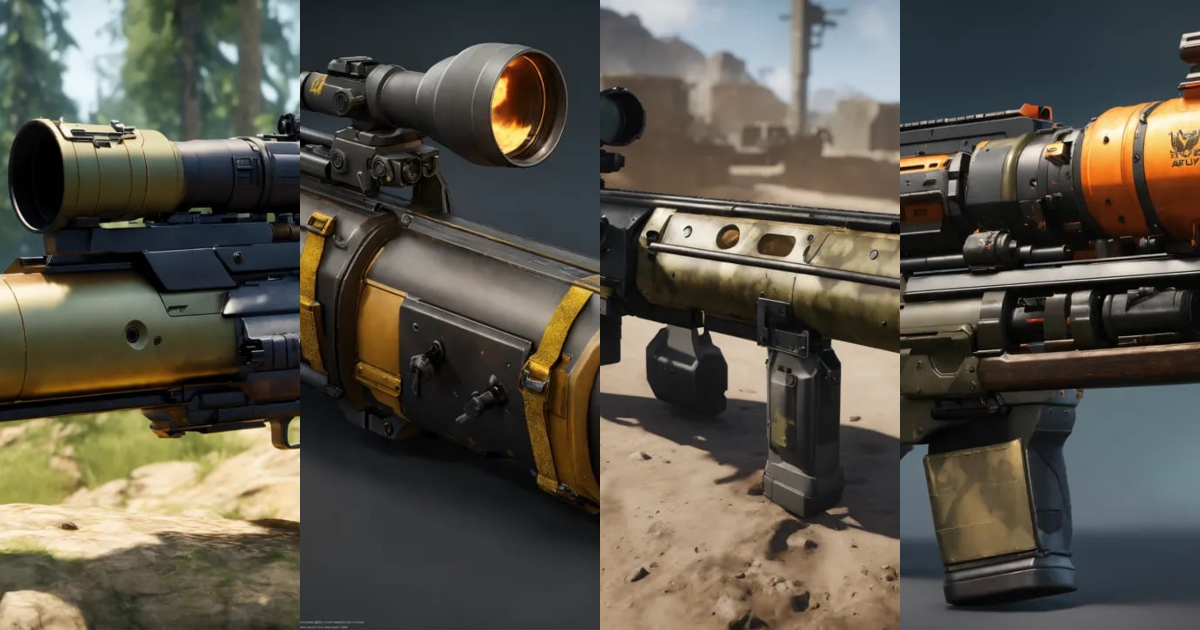 Lexica - Call of Duty mythical grenade launcher, realistic and hyper ...