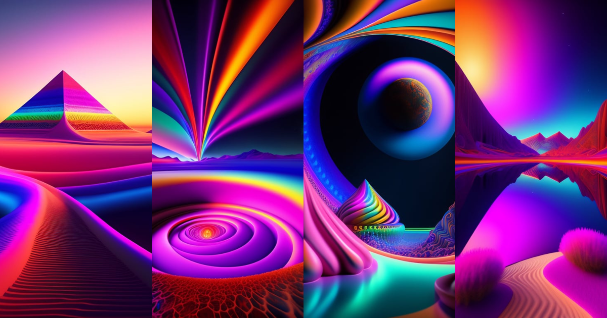 Lexica - The most psychedelic scene imaginable, intricate, art by Alex ...