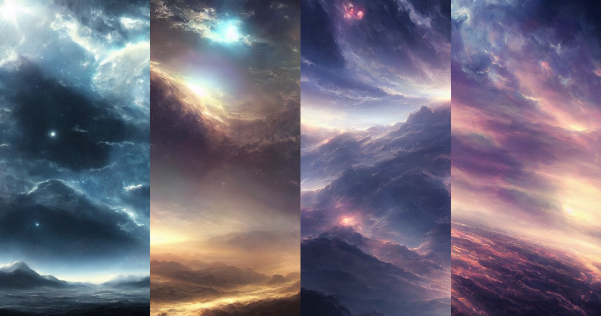 Lexica - Beautiful endless space, matte painting, trending on ...