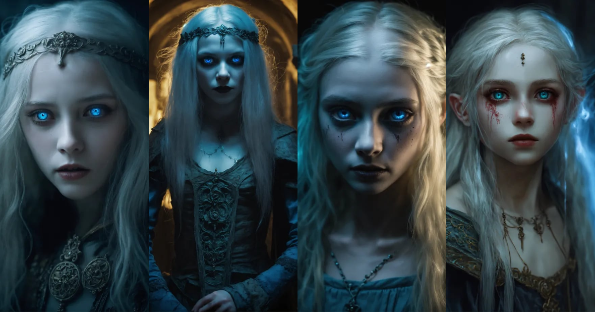 Lexica - Body portrait, eleven year old childish female goth ...