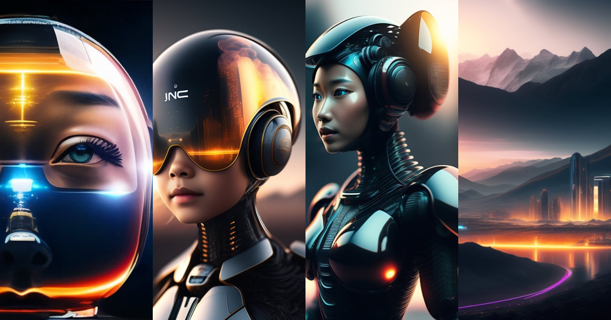 Lexica - Artificial intelligence in 2050, concept