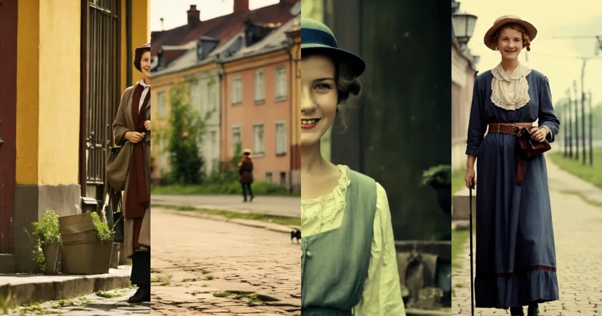 Lexica - Сute poland think poor woman age 20, 1920-1930 on streen in ...