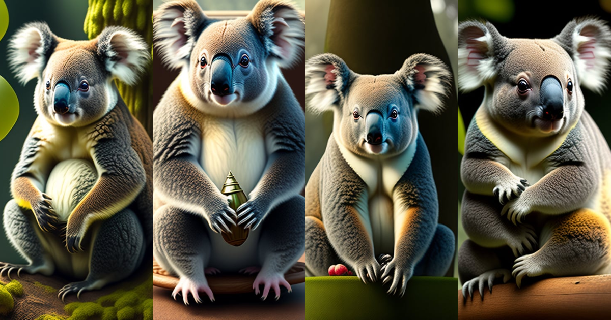 Lexica - A koala like investor 1920´s
