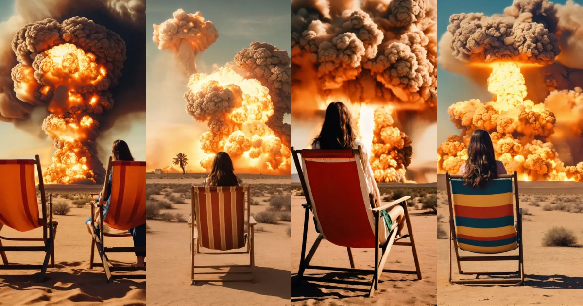 Lexica - A photograph of a woman with long brown hair sitting in a ...