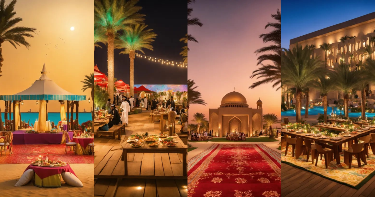 Lexica - Visualize a vibrant scene at the 'Taste of Bahrain' Food ...