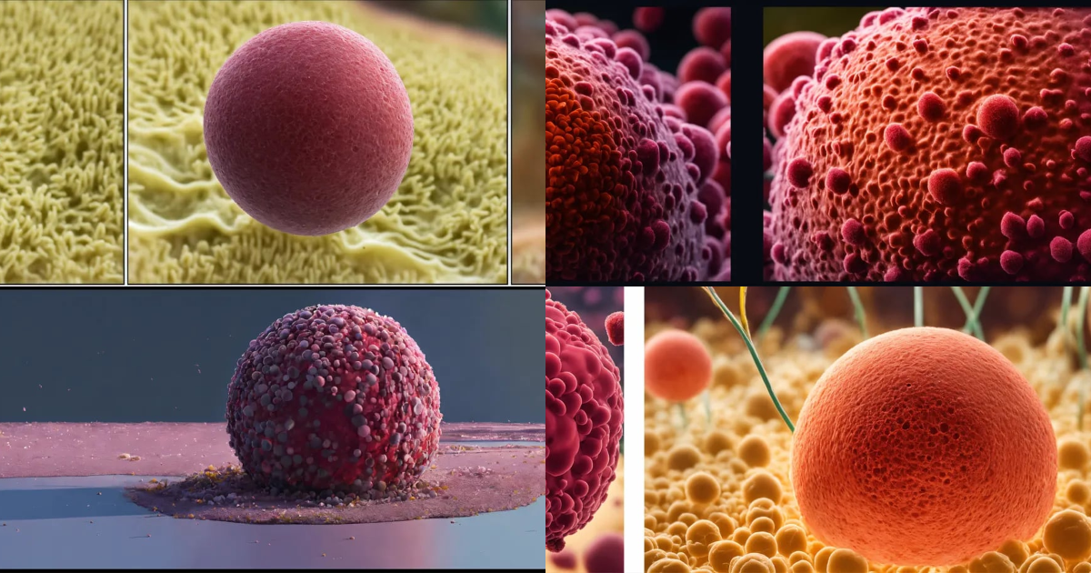 Lexica - Detailed perspective of a mast cell with a grainy appearance ...