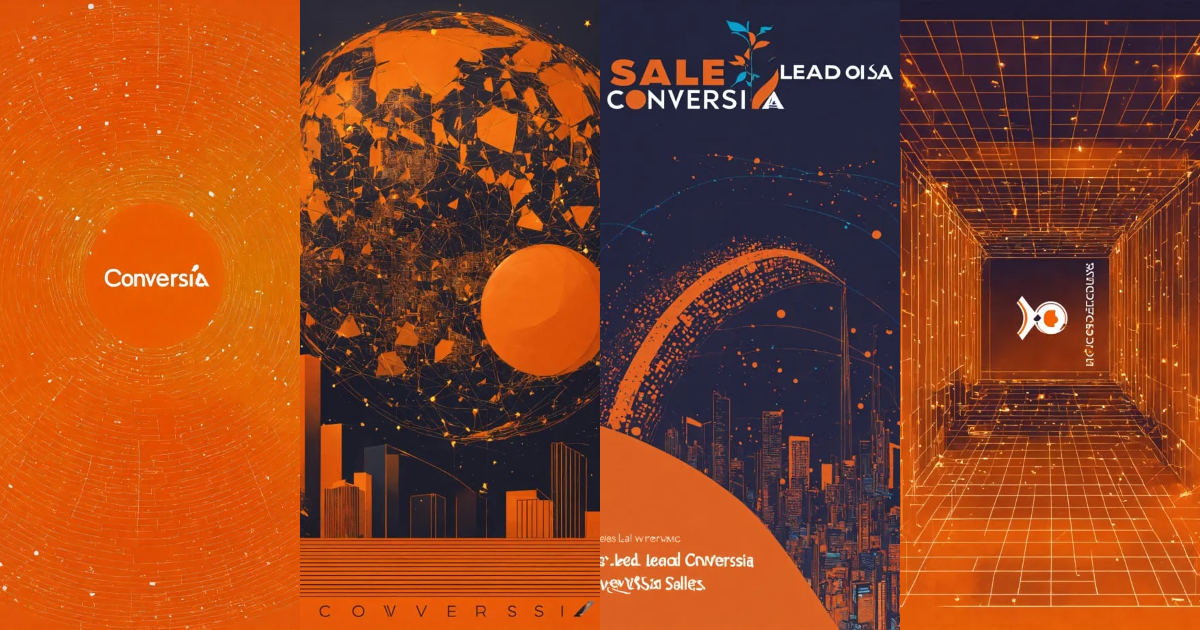 Lexica - SALES LEADS, CONVERSIA, LOGO IN ORANGE