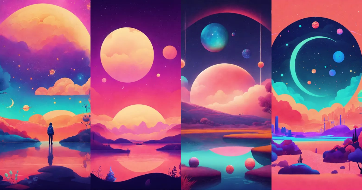 Lexica - Astral Funk album cover. sci fi. abstract. nature cozy webpage ...