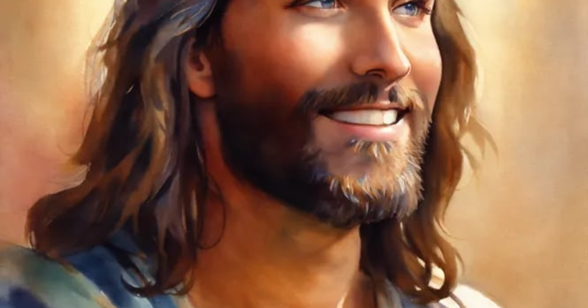 Lexica - Jesus Christ, smiling, looking into the distance, the living ...