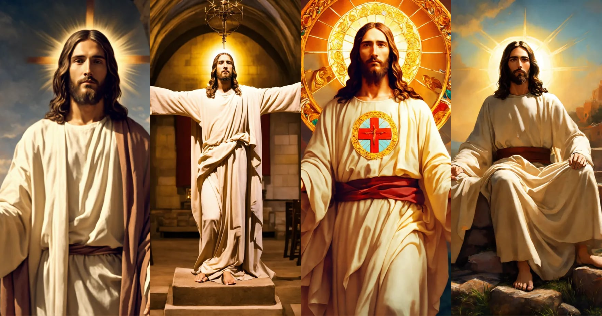 Lexica - Jesus christ in a cool pose