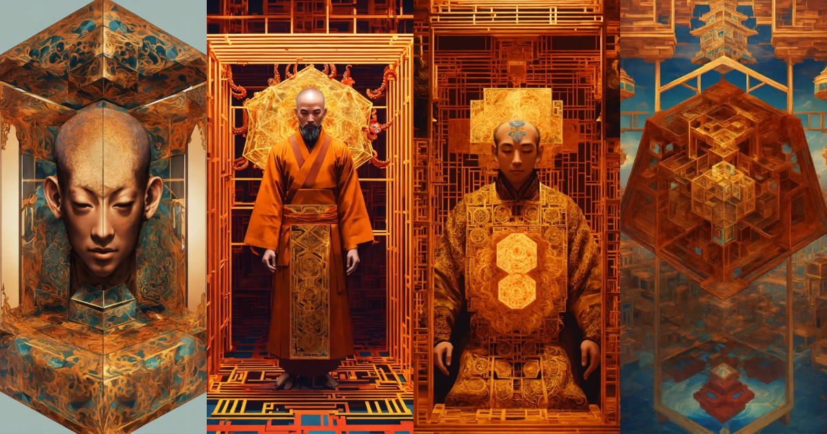 Lexica - Taoist monk octopus tesseract body fractal three point ...