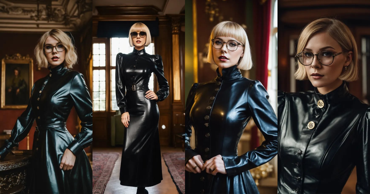 Lexica - Worm's eye view, stunning female german mistress model, strict ...