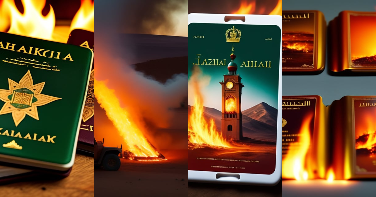 Lexica - Algerian passports in the fire