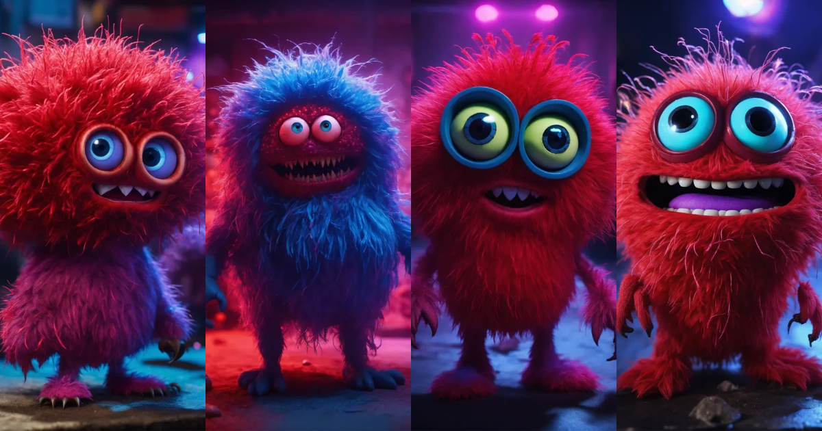 Lexica - CGI! scary red germ monster character. Highly detailed. Scary ...