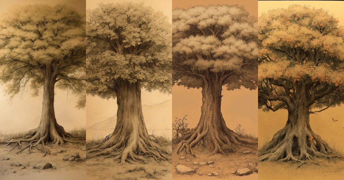 Lexica - Drawing a tree, drawing sheet, sketching drawings, drawing the ...