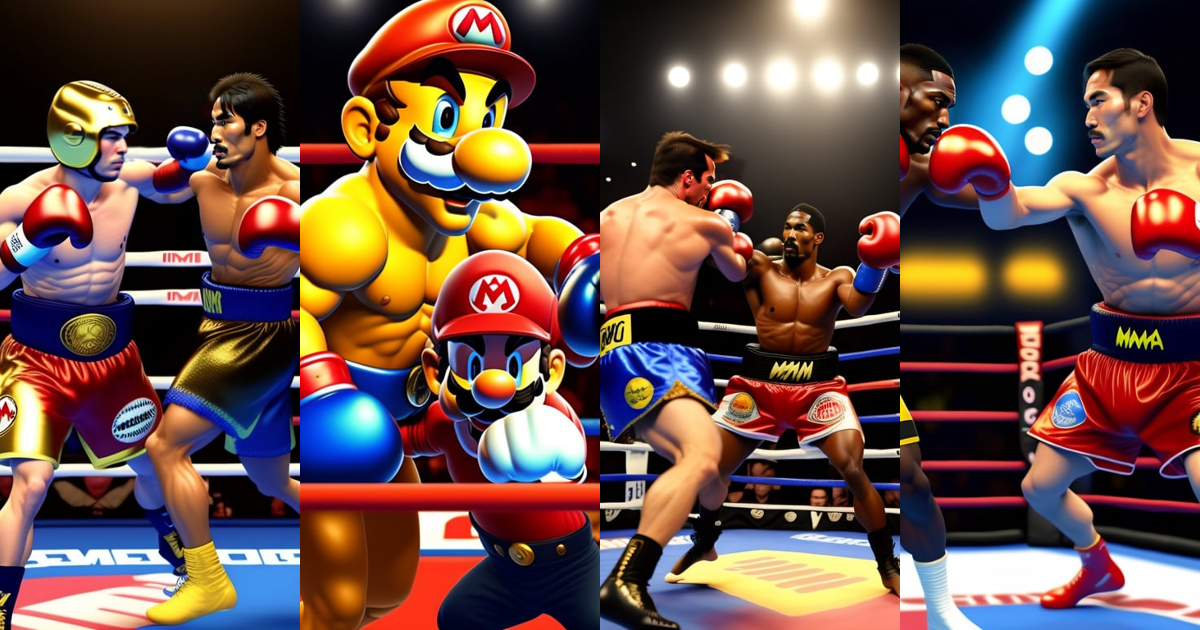 Lexica - Super mario versus pac-man in MMA