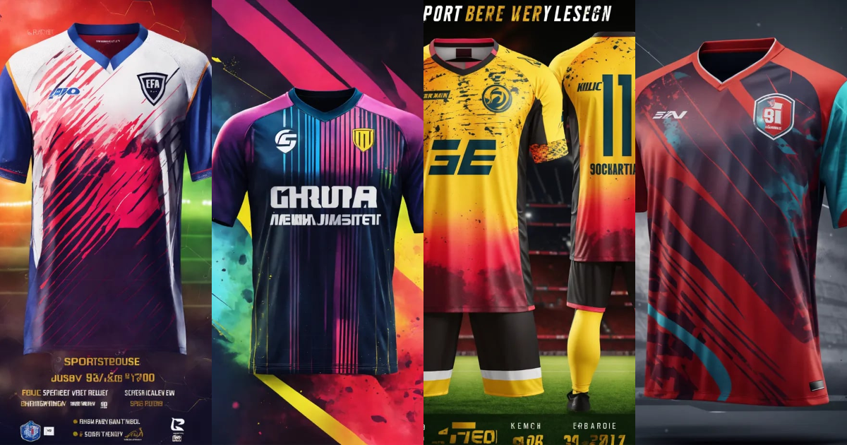 Lexica - Sport jersey template design for football soccer, racing ...